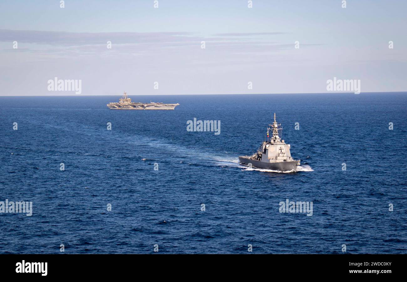 240117-N-TD381-1531 AT SEA (Jan. 17, 2024) The Kongo-class guided ...