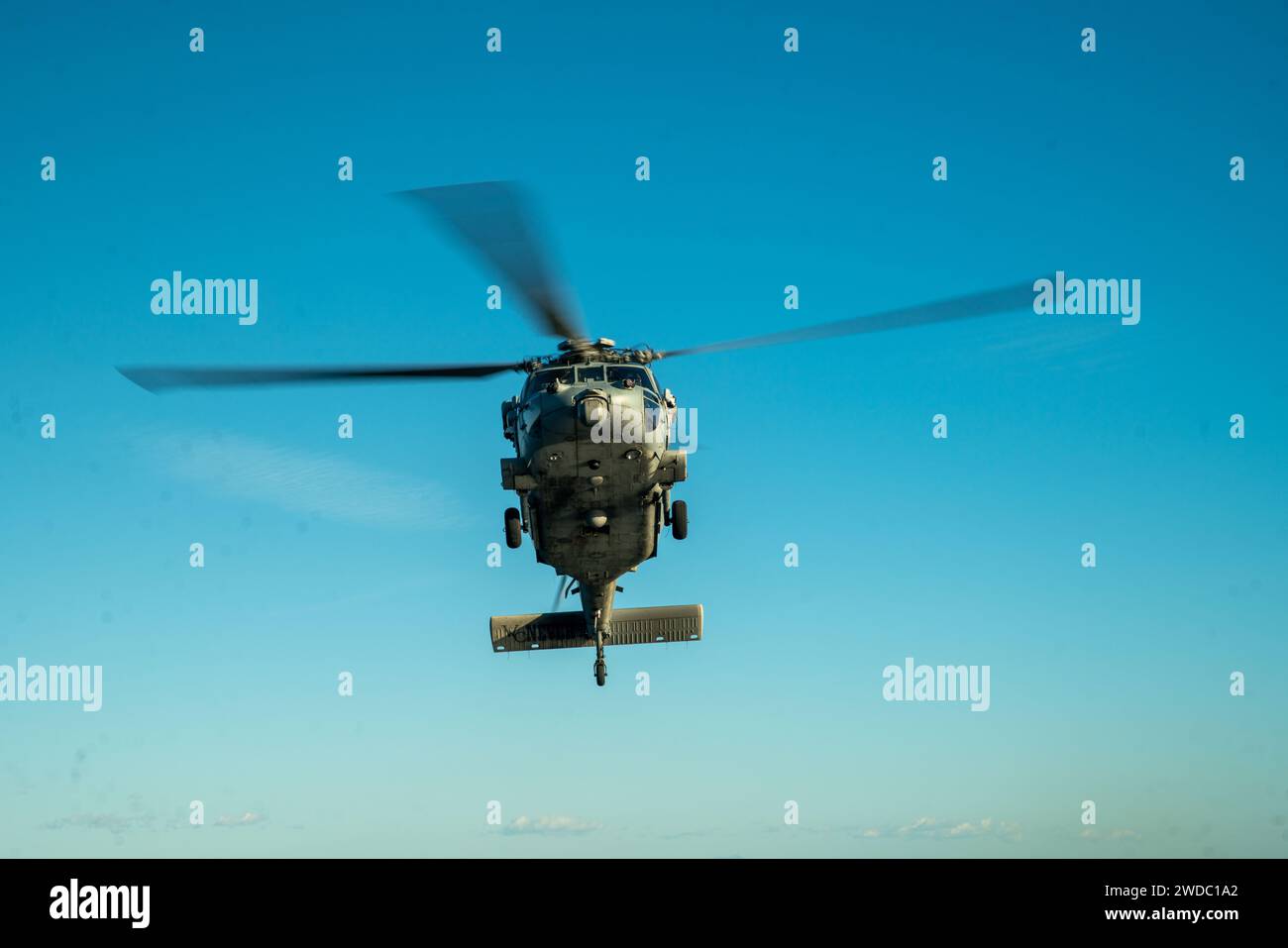 A U.S. Navy MH-60S Sea Hawk attached to Helicopter Sea Combat Squadron ...