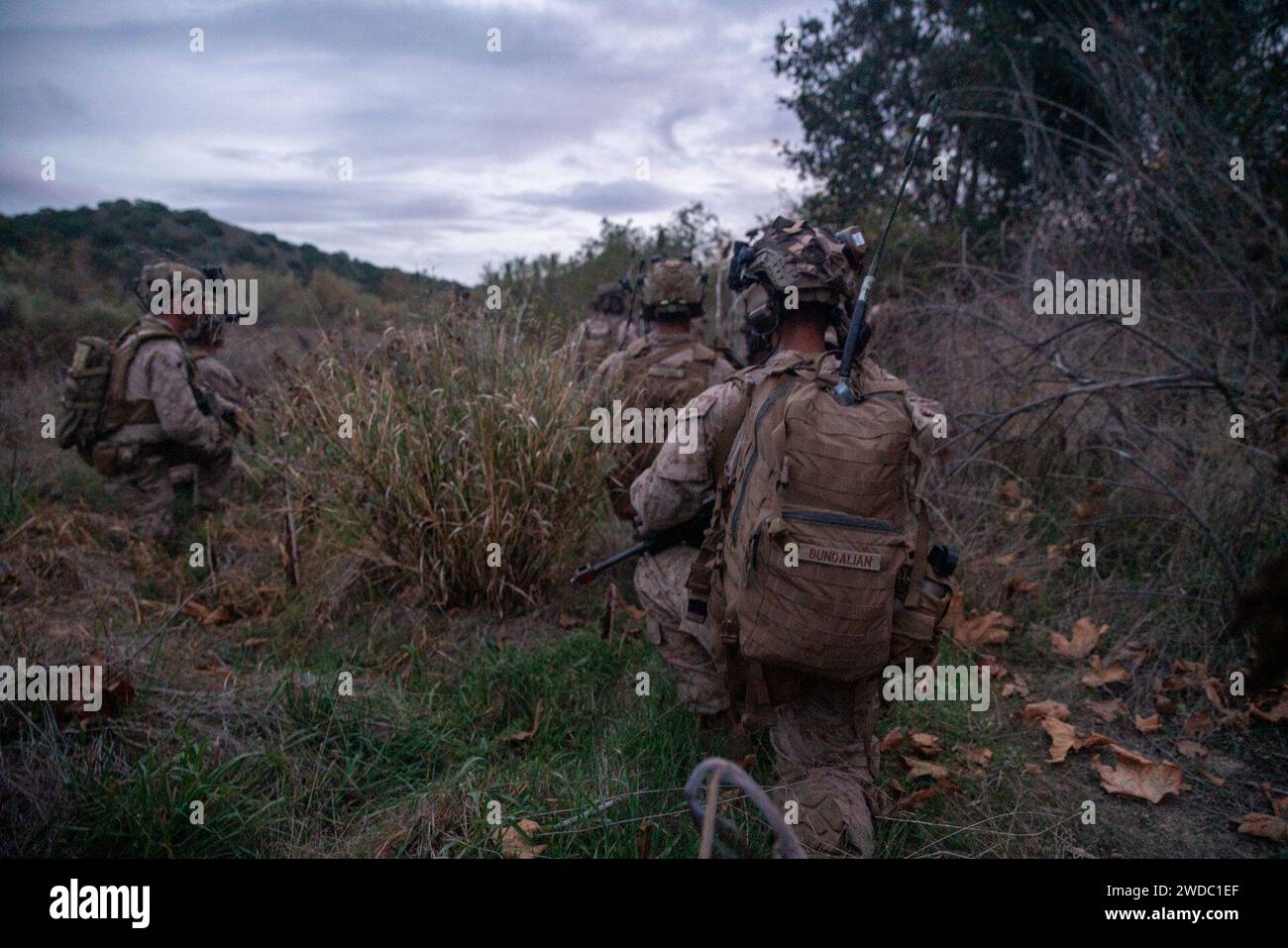 U.S. Marines assigned to Alpha Company, Battalion Landing Team 1/5 ...