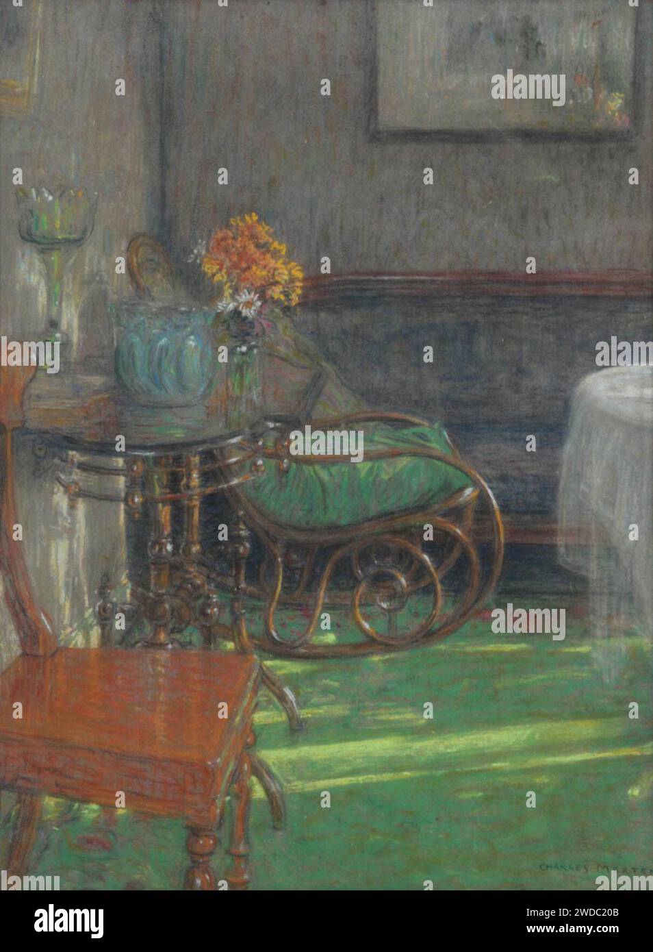 Charles Mertens - Bourgeois interior Stock Photo - Alamy