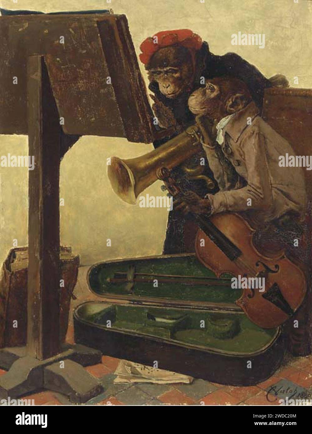 Musical monkeys hi-res stock photography and images - Alamy