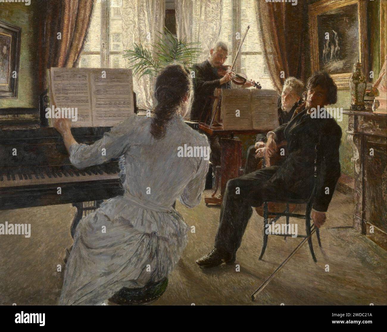 Charles Mertens - The quartet Stock Photo - Alamy