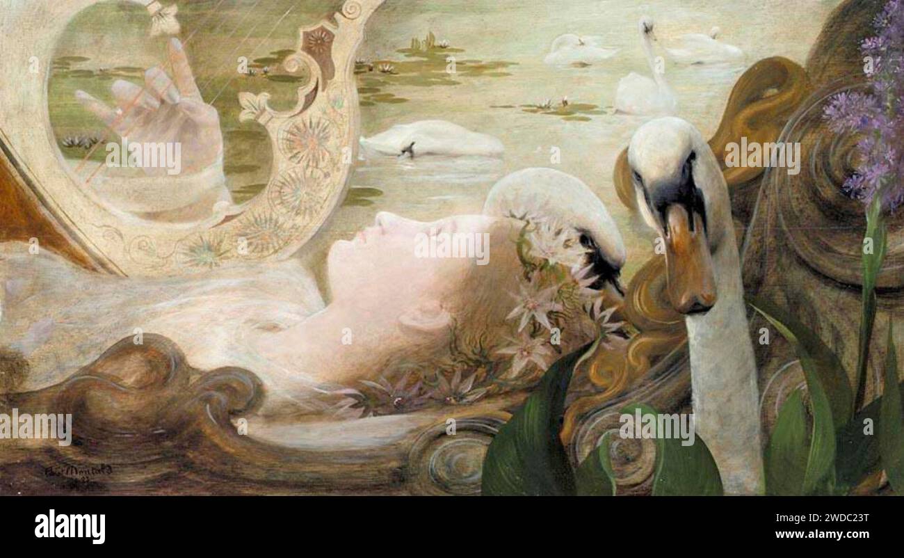 Constant Montald- Ophelia Stock Photo - Alamy