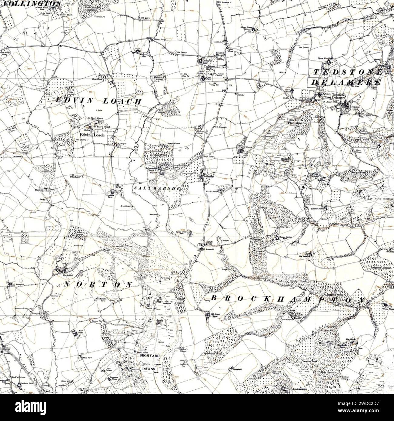 Edvin Loach, Tedstone Wafer, Tedstone Delamere, Brockhampton, Norton ...