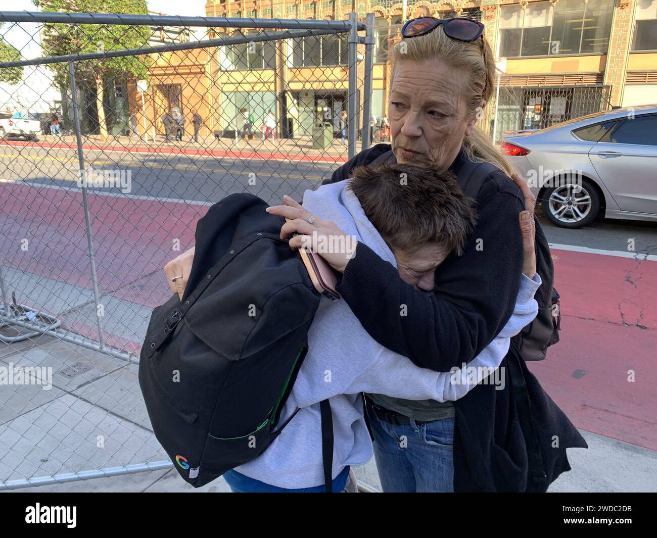 San Francisco, California, USA. 27th Sep, 2023. Gina McDonald gives a ...