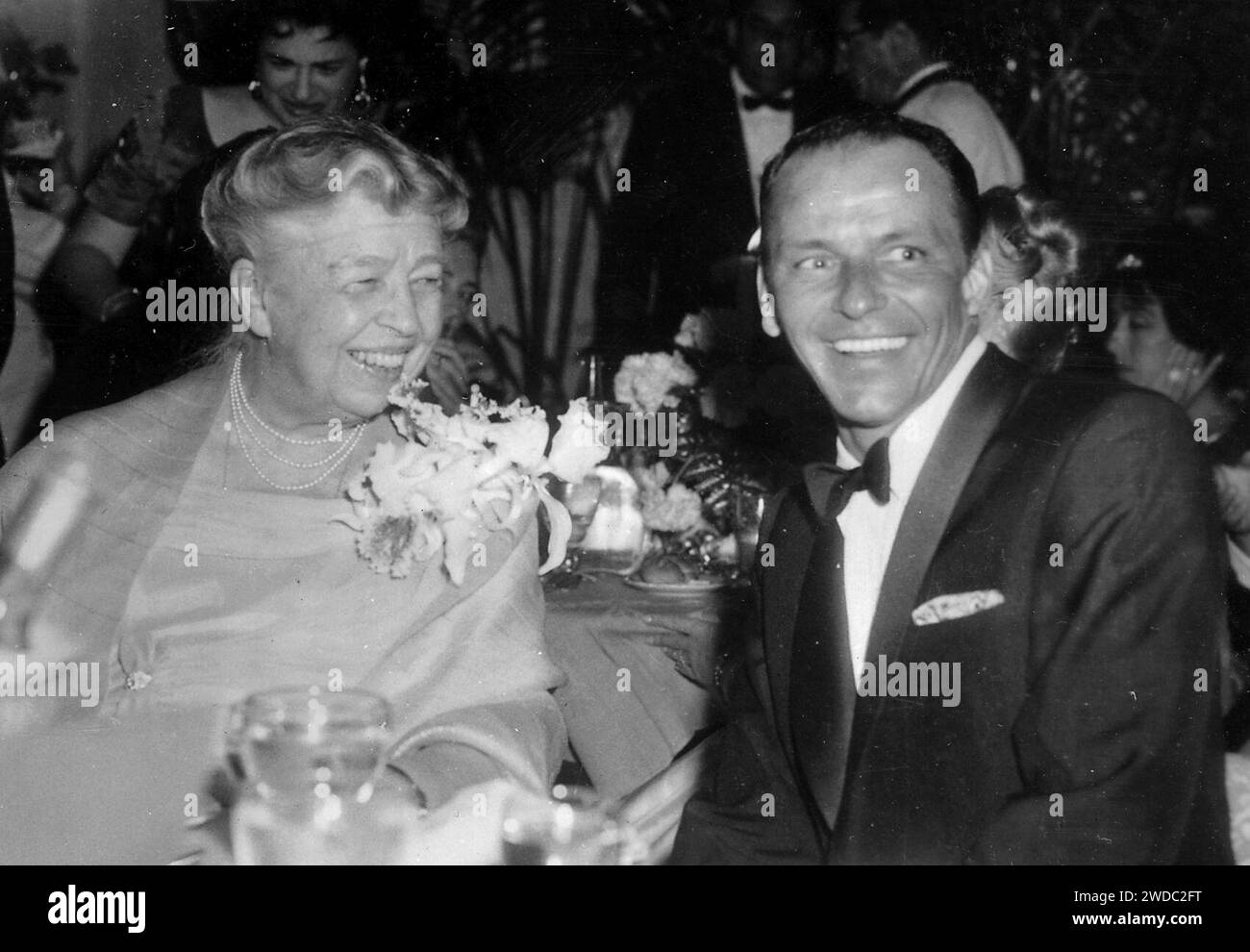 Eleanor Roosevelt Frank Sinatra Stock Photo - Alamy