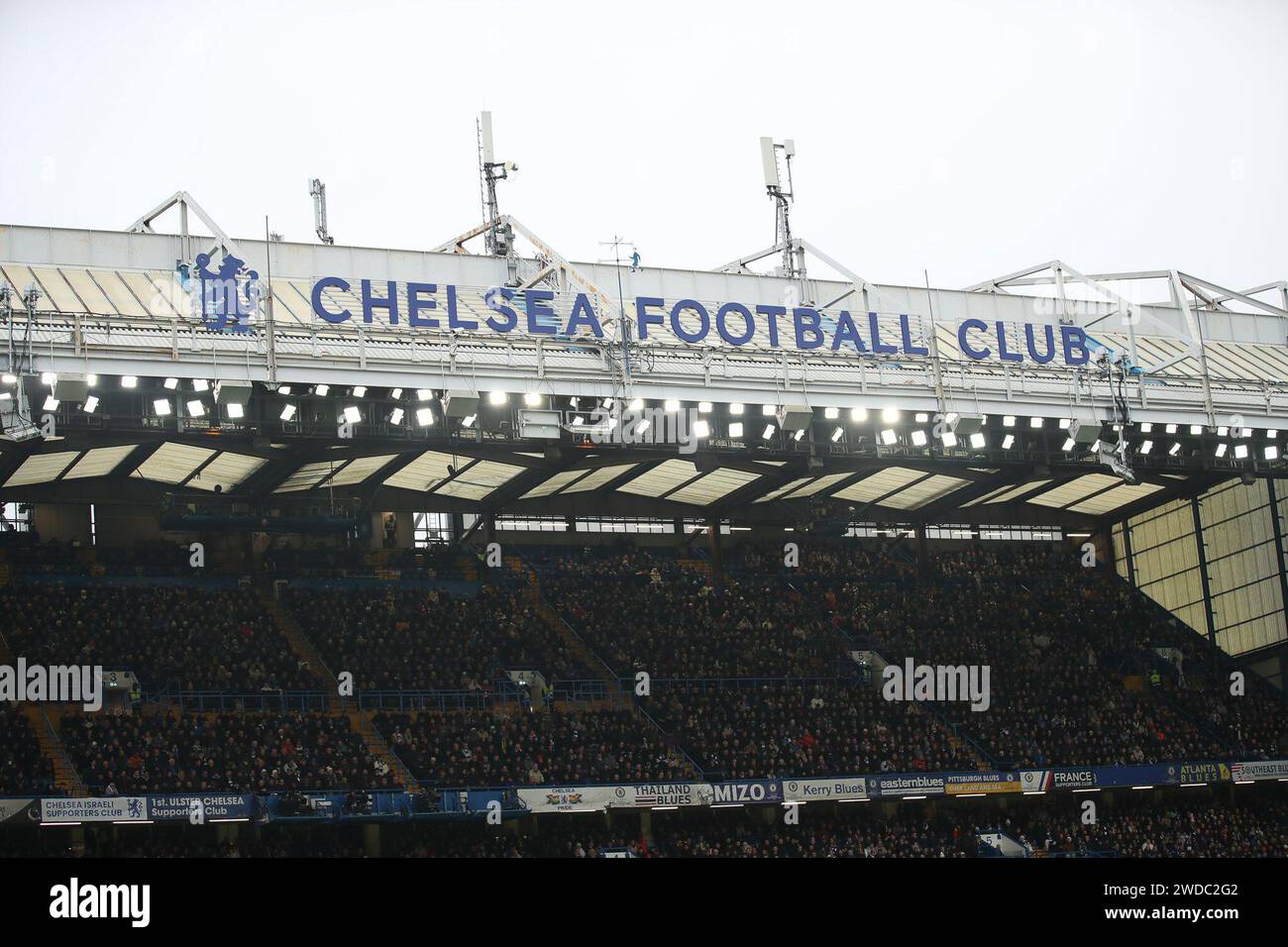 London, UK. 19th Jan, 2024. General view of the stadium with the ...