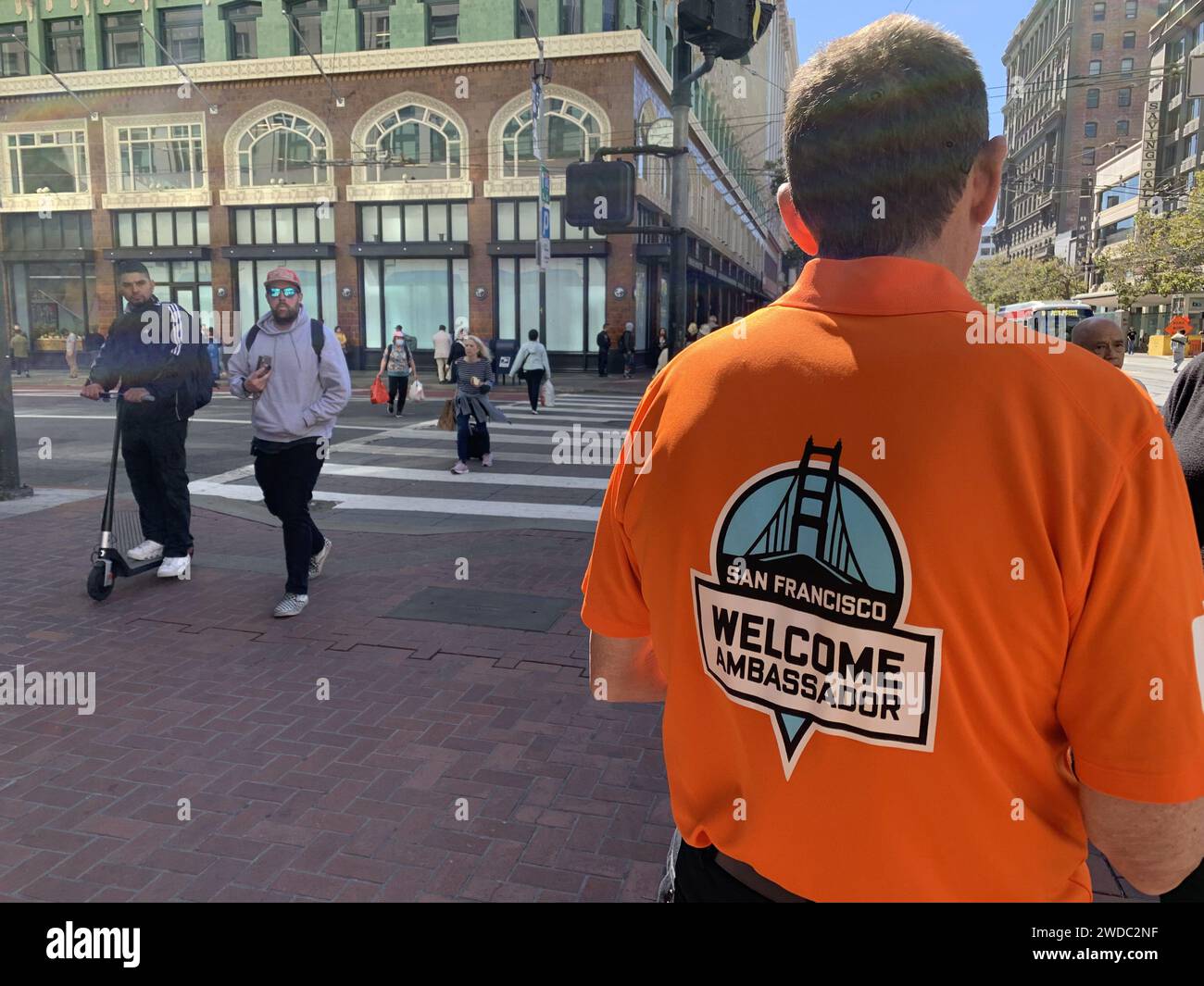 San Francisco, California, USA. 27th Sep, 2023. Ron, a Welcome ...