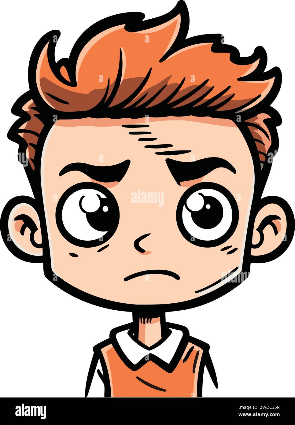 Facial expressions of angry Cut Out Stock Images & Pictures - Alamy