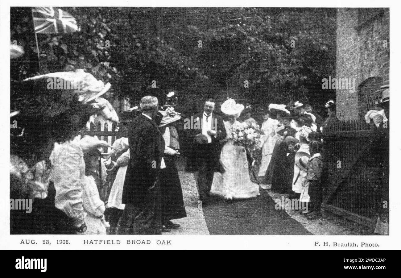 Hatfield Broad Oak 1906 wedding at St Mary the Virgin's Church Essex ...