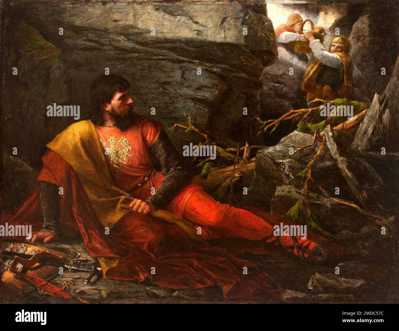 Maria Magdalena Andrzejkowicz-Buttowt, Król Łokietek w grocie Ojcowa ...