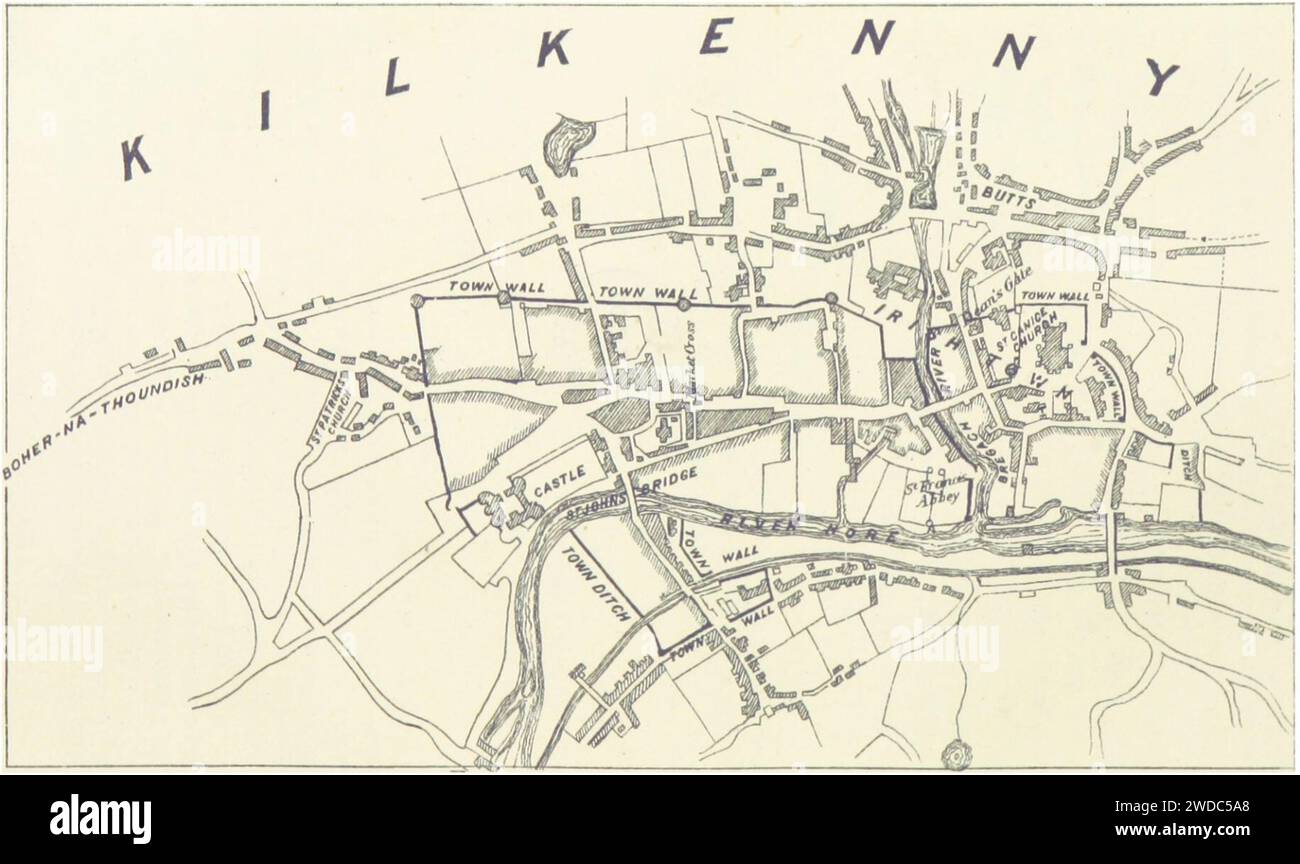 Map of kilkenny hi-res stock photography and images - Alamy
