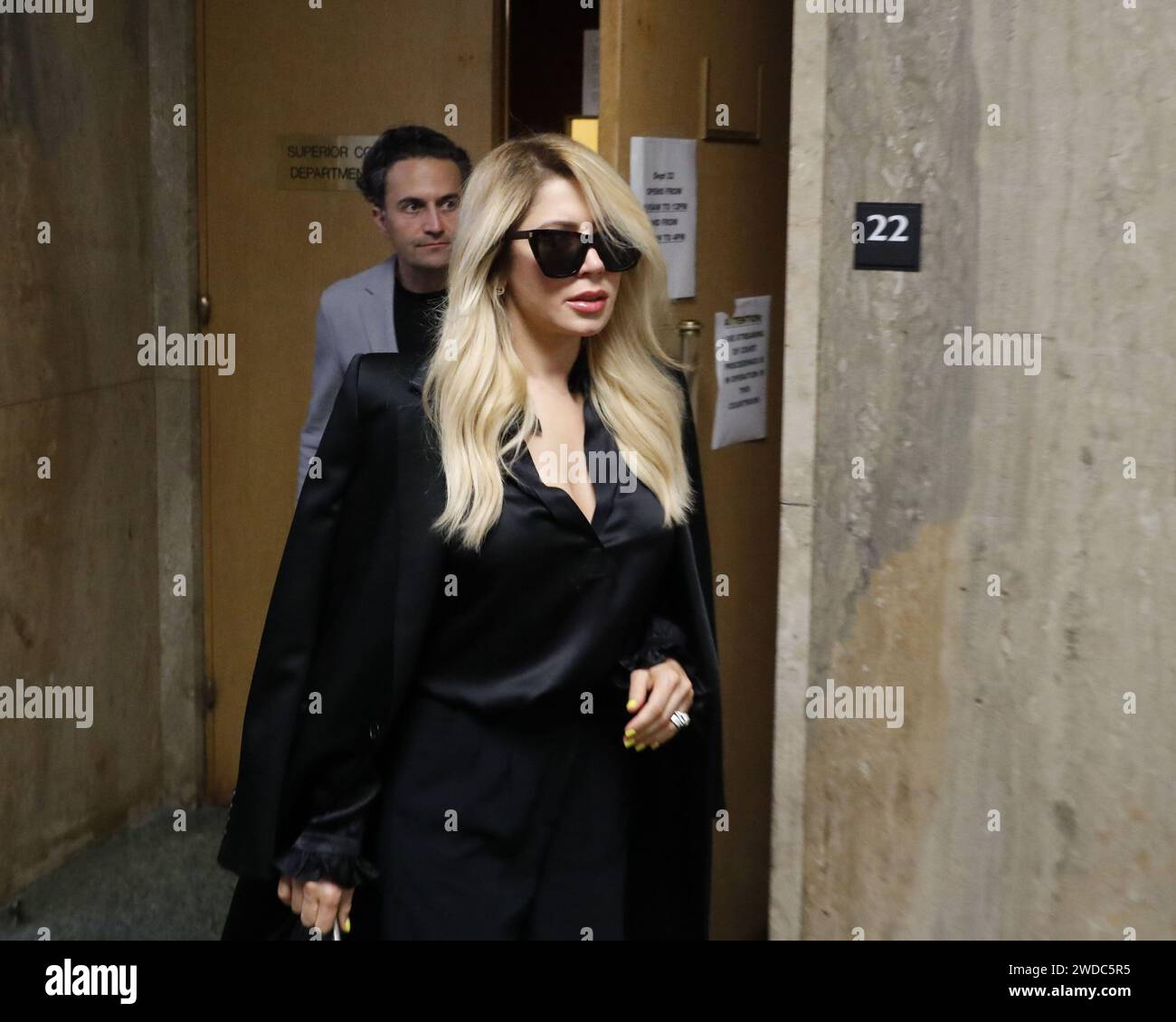 San Francisco, California, USA. 2nd Oct, 2023. Khazar Momeni, sister of ...