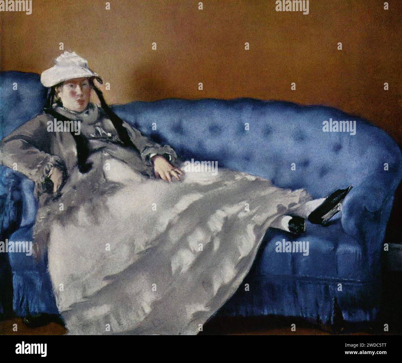 Madame manet on blue sofa hi-res stock photography and images - Alamy