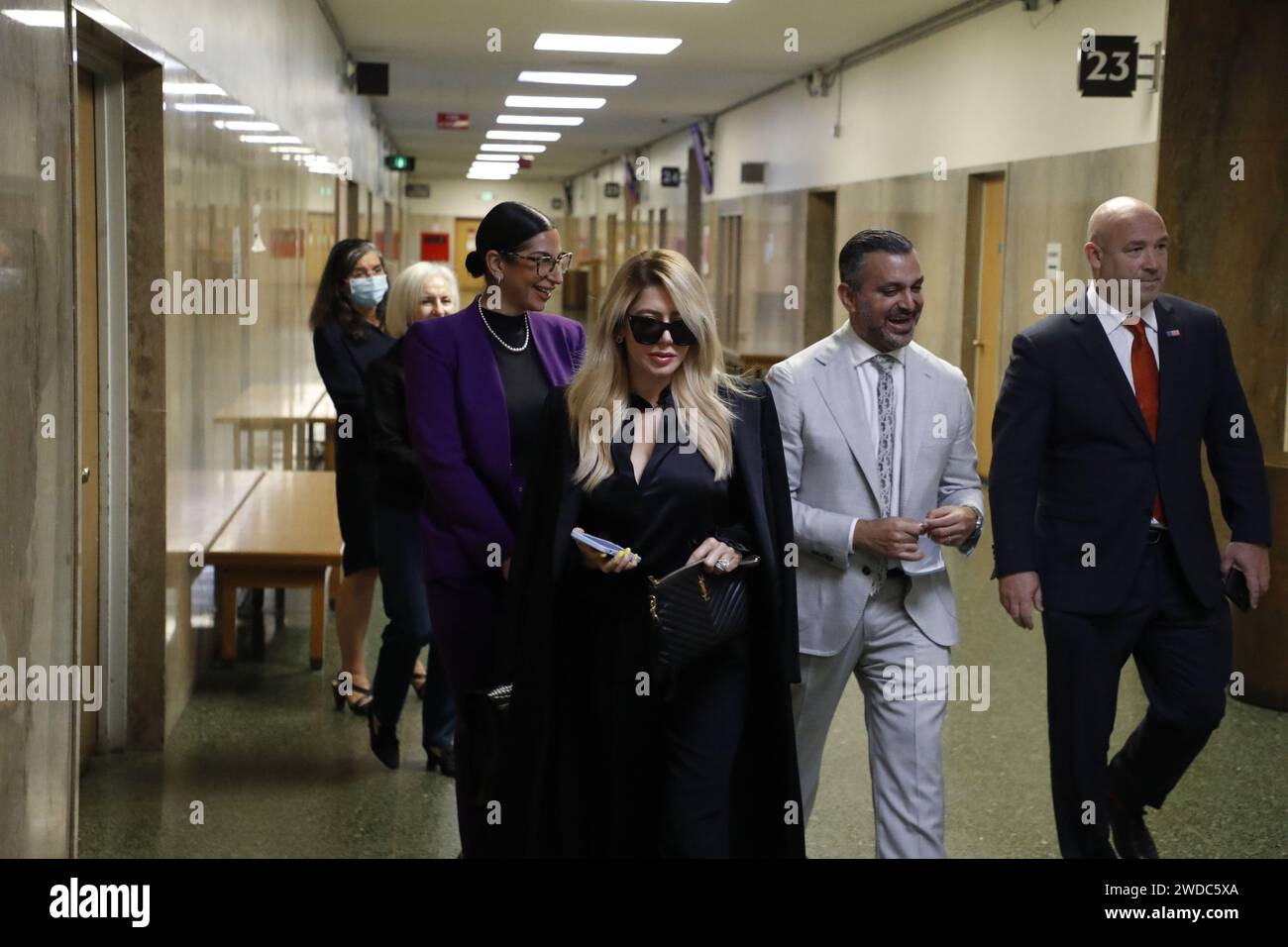 San Francisco, California, USA. 2nd Oct, 2023. Khazar Momeni, sister of ...