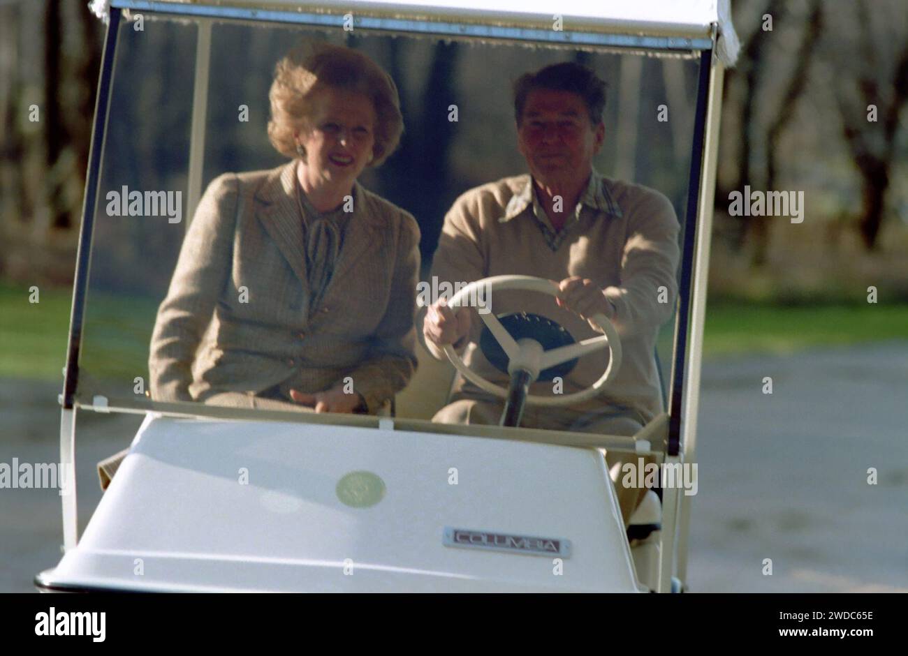 President Ronald Reagan and Prime Minister Margaret Thatcher of United ...