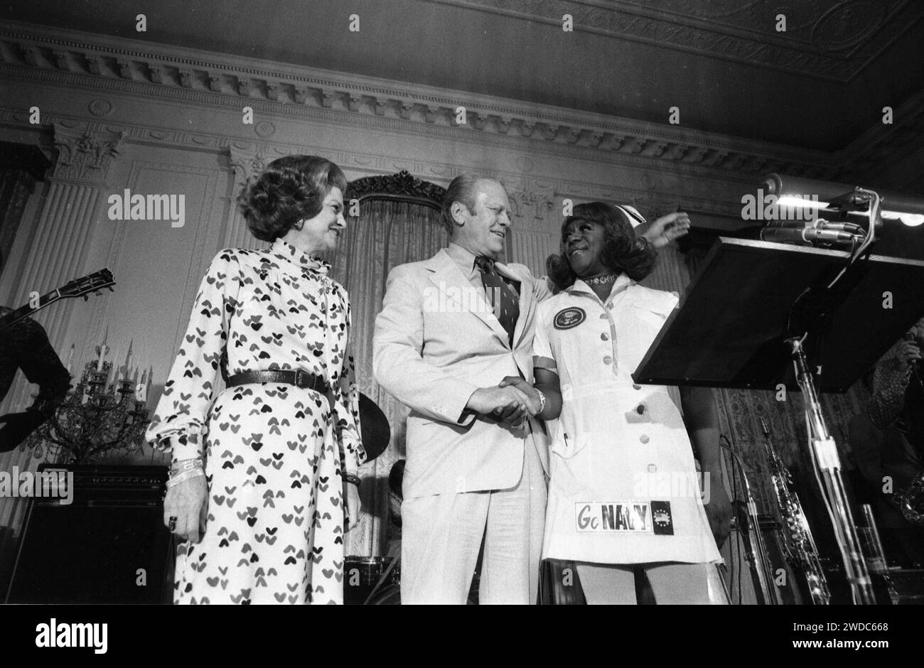 President Gerald R. Ford, First Lady Betty Ford and Comedian Flip ...
