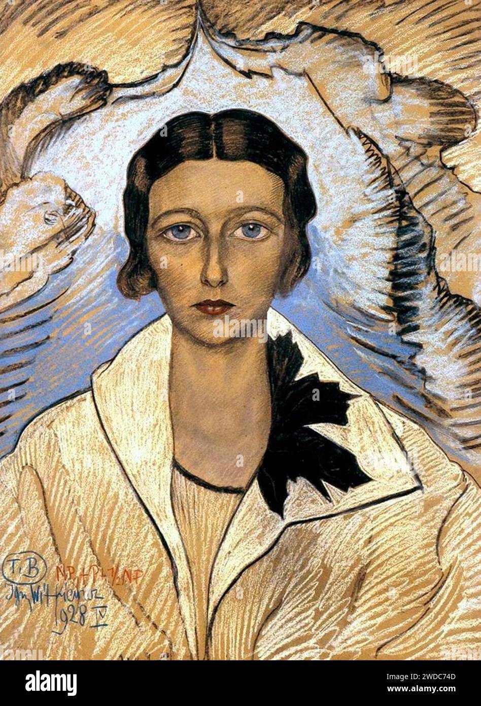 Stanisław Ignacy Witkiewicz - Portret Marii Ożyńskiej Stock Photo - Alamy