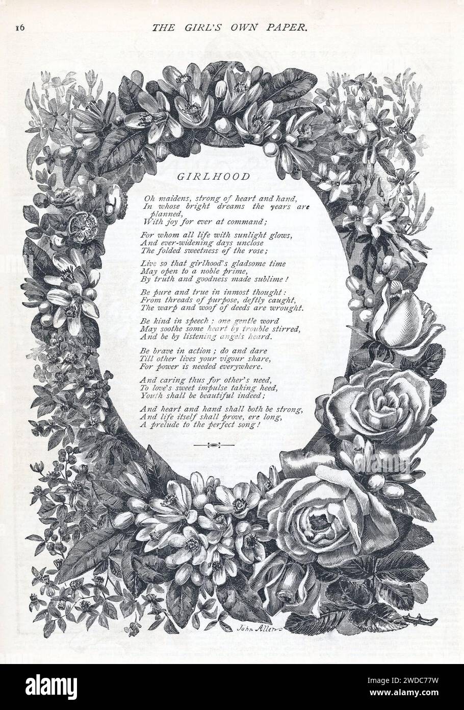 The Girl's Own Paper vol ix no. 405 p.16 - 1 October 1887 - John Allen ...