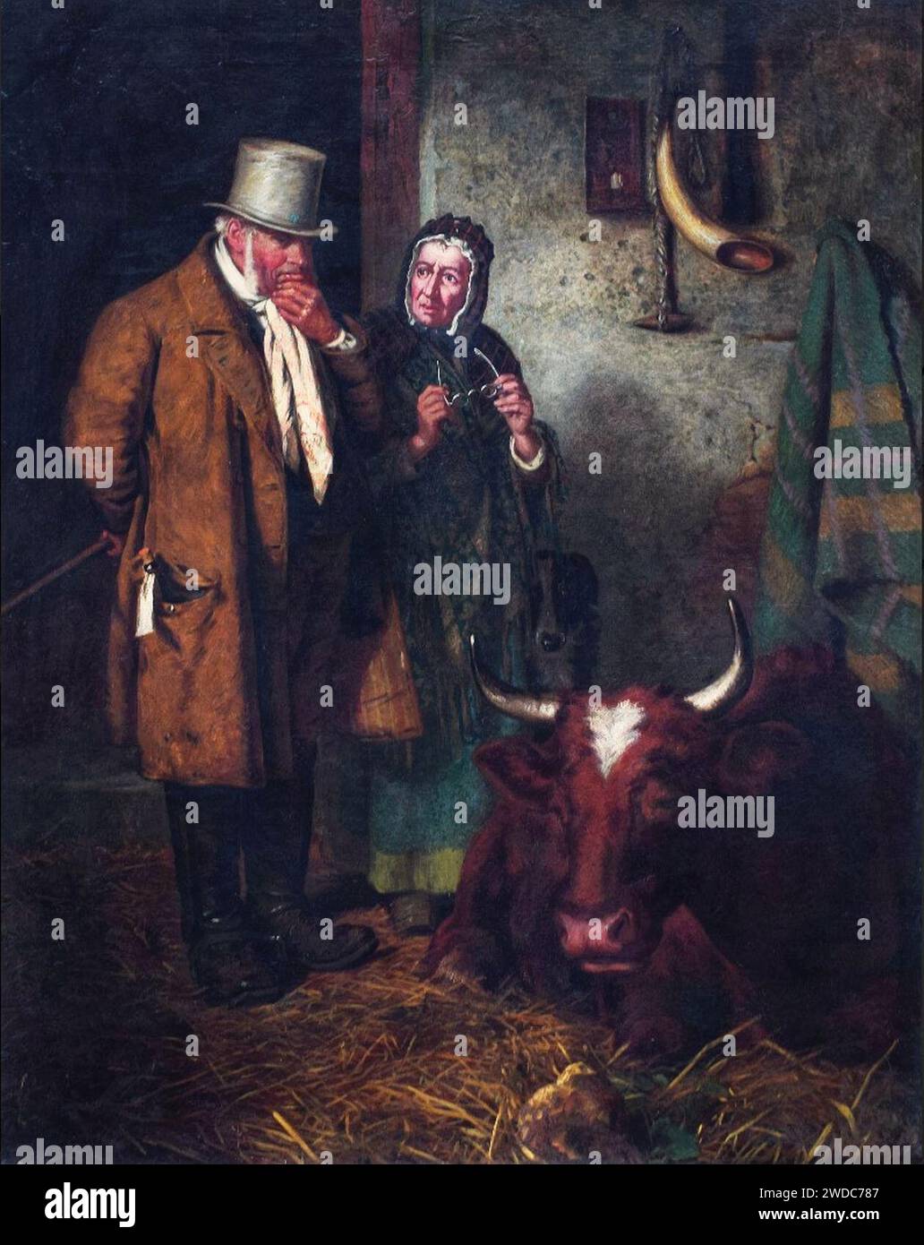 The Cow Doctor Henry Hetherington Emmerson 1874 B Stock Photo - Alamy