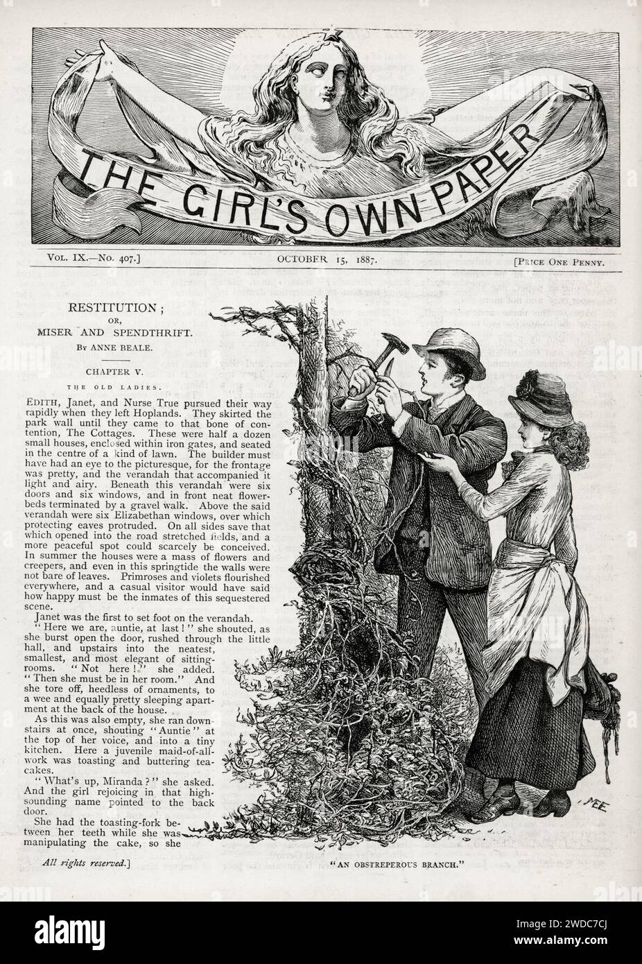 The Girl's Own Paper vol ix no. 407 p.33 - 15 October 1887 - Anne Beale ...