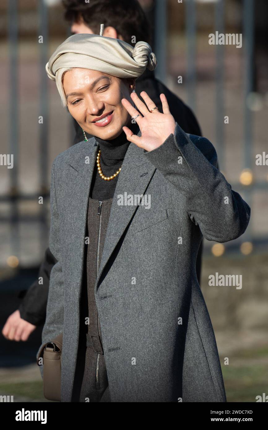 Paris, France. 19th Jan, 2024. Bryanboy attending the Dior Homme ...