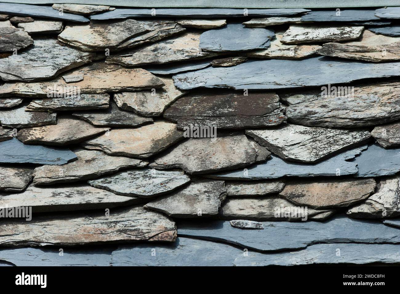 Roof with slate, natural slate, slate tiles house roof, traditional ...