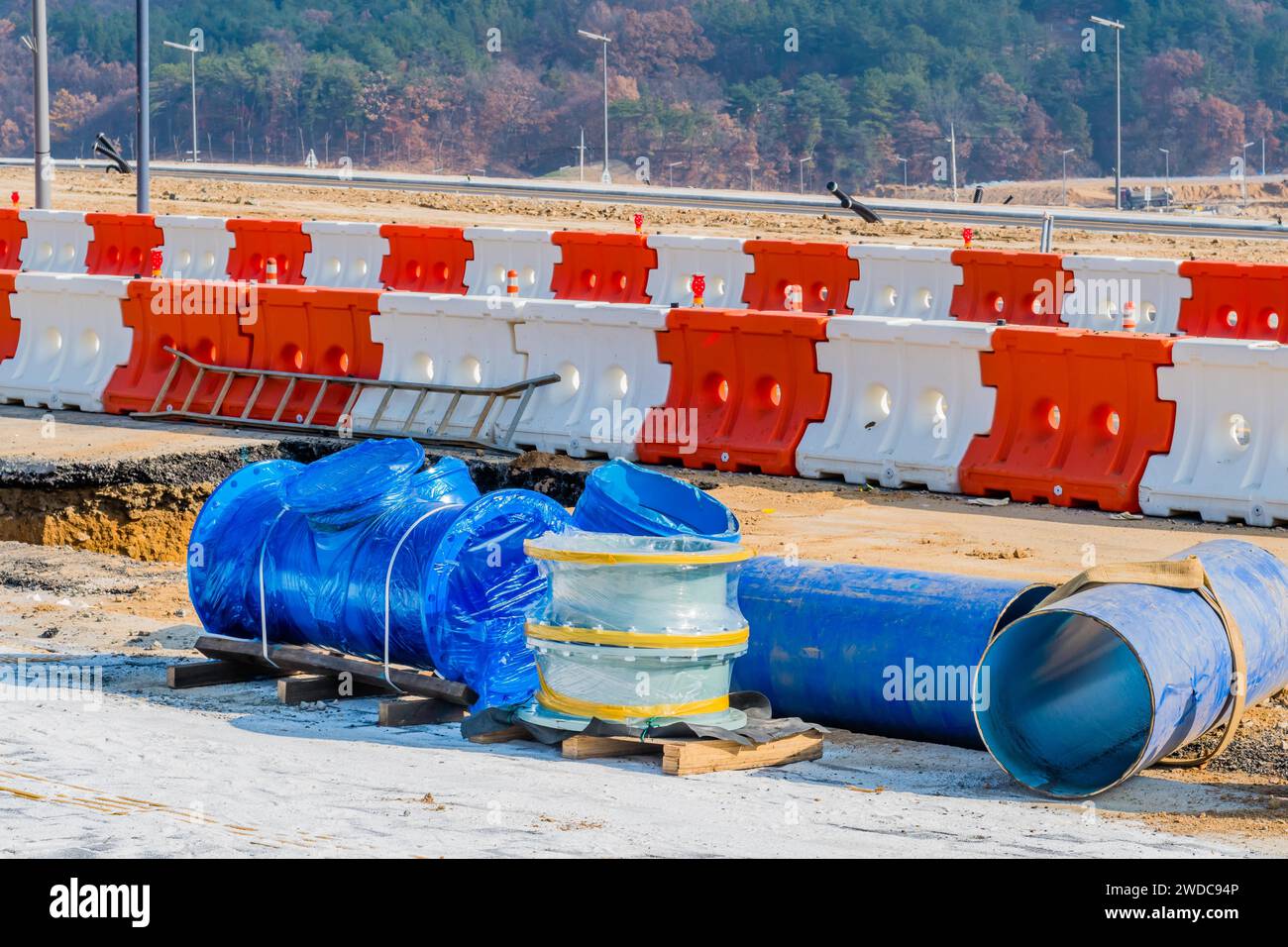 Plastic barriers hi-res stock photography and images - Alamy