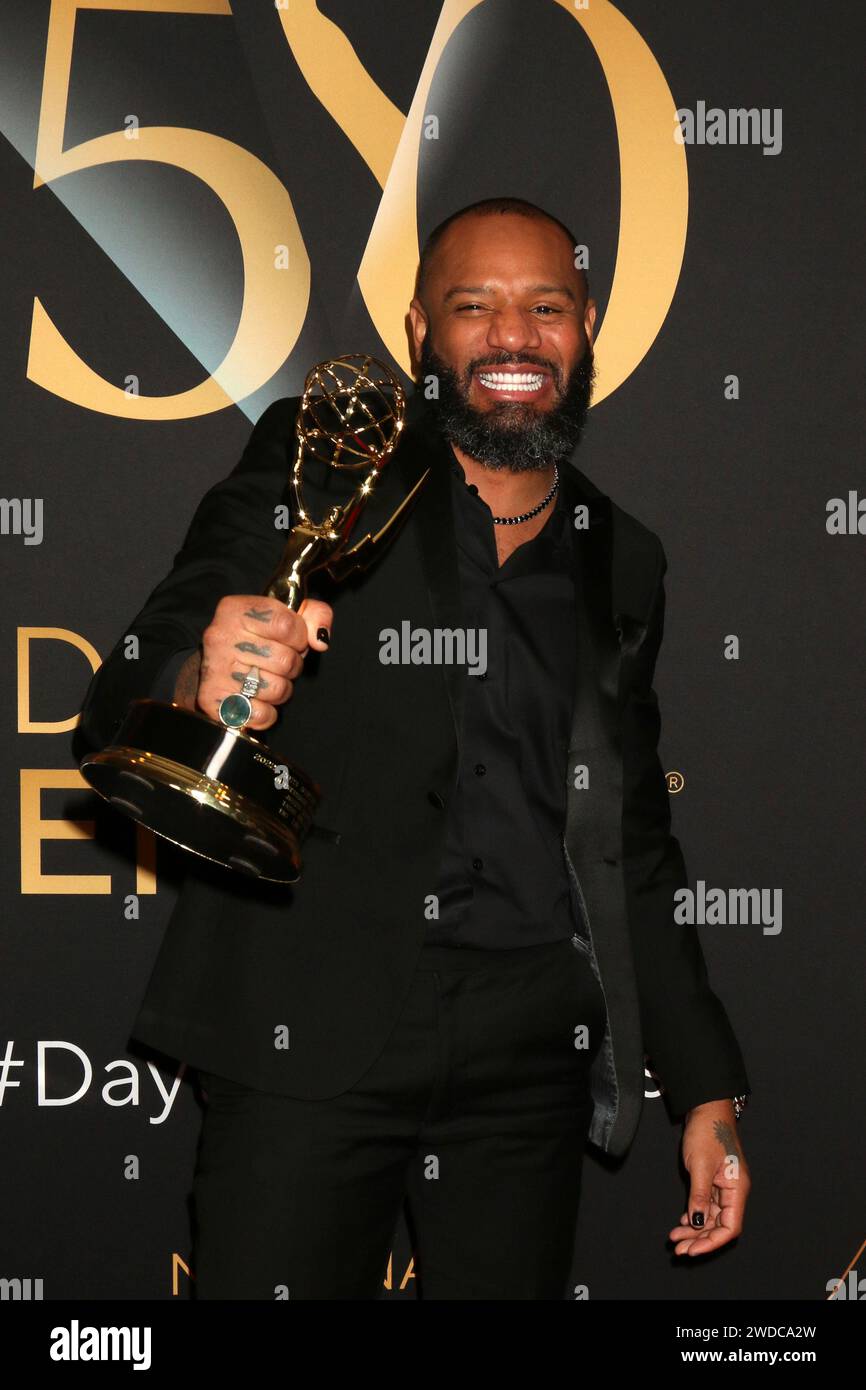 50th Daytime Emmy Creative Awards Winners Walk at the Bonaventure Hotel ...
