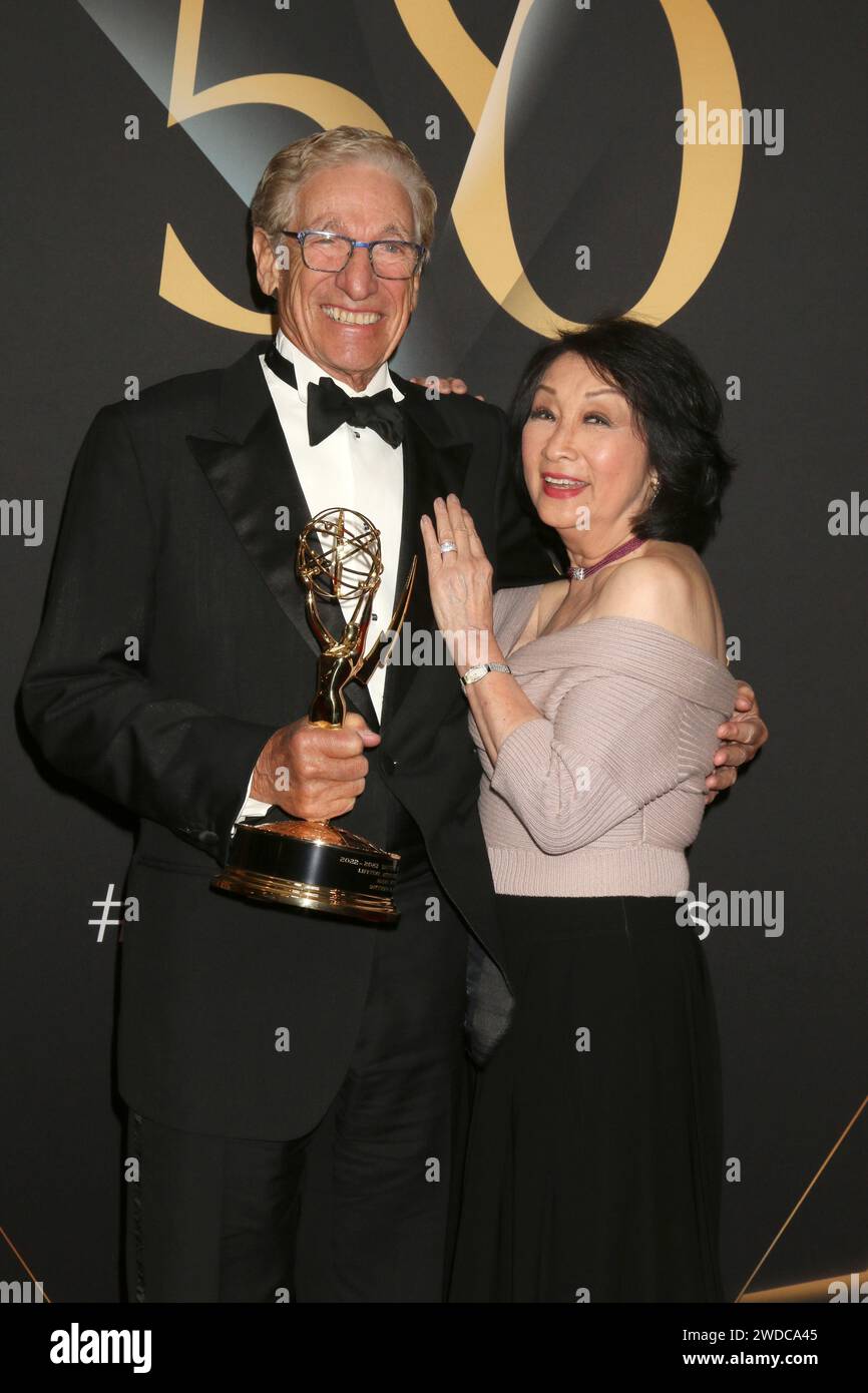 50th Daytime Emmy Creative Awards Winners Walk at the Bonaventure Hotel on December 16, 2023 in ...