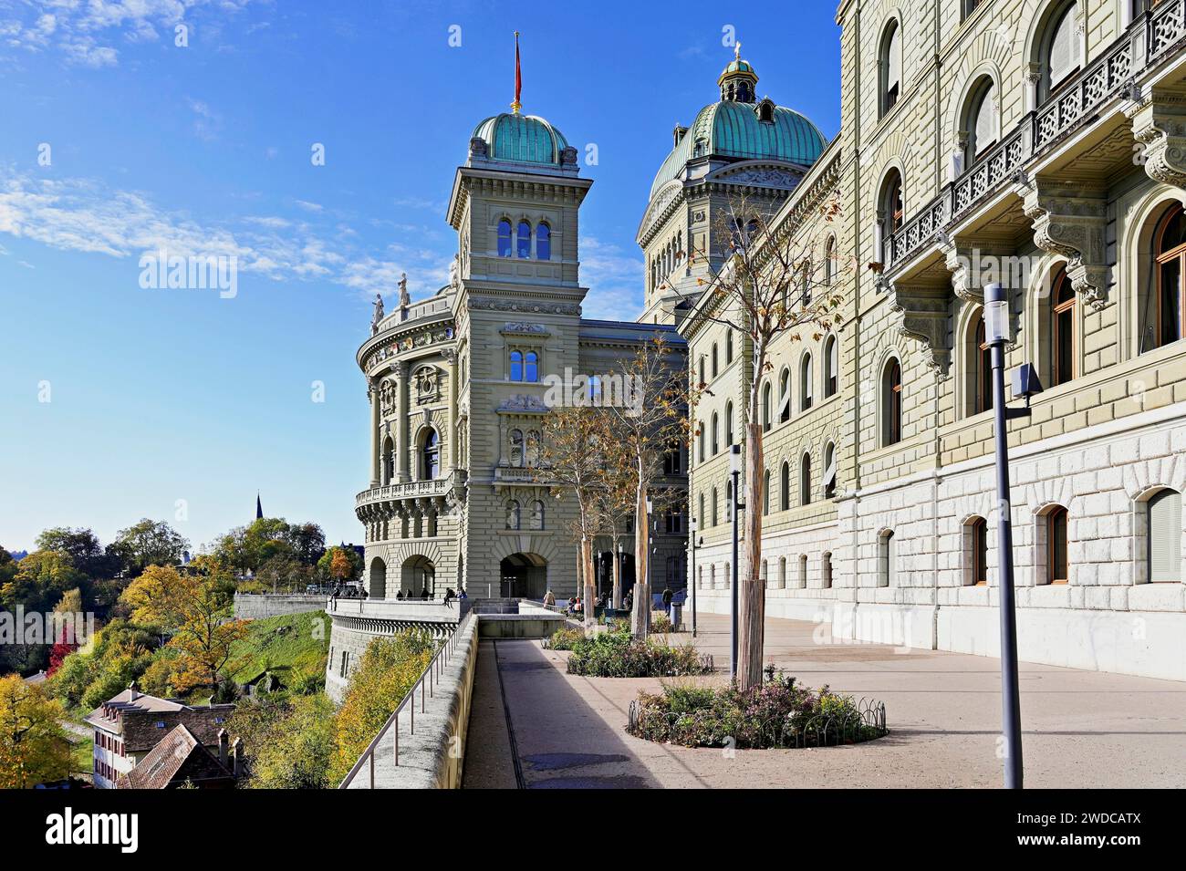 Parliament building, Federal Palace, capital Bern, Canton Bern ...