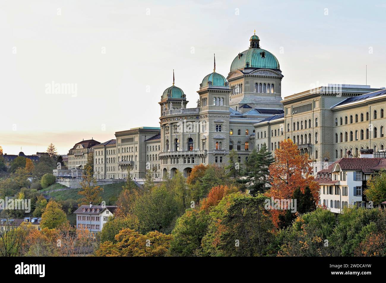 Parliament building, Federal Palace, capital Bern, Canton Bern ...