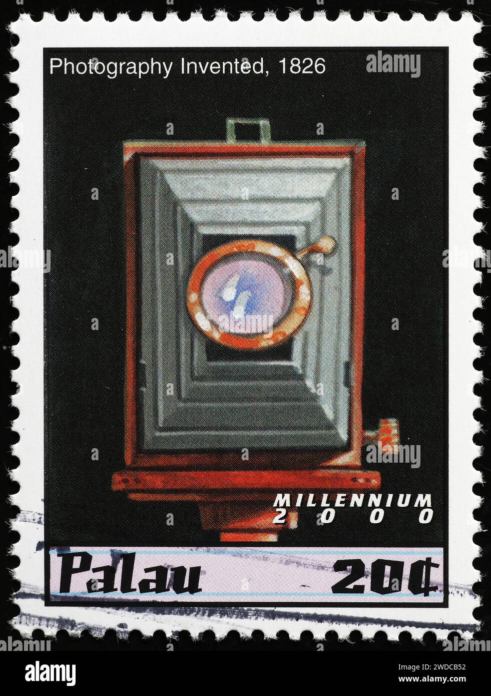 Invention of photography in 1826 celebrated on postage stamp Stock ...