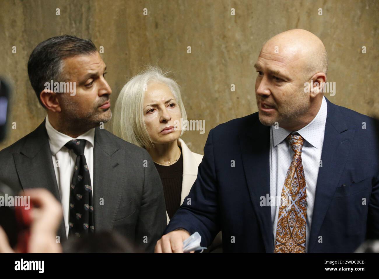 San Francisco, California, USA. 30th Nov, 2023. Mahnaz Momeni, mother ...