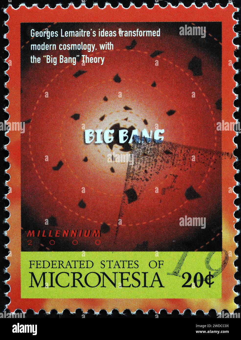 The Big Bang theory by Georges Lemaitre celebrated on postage stamp ...