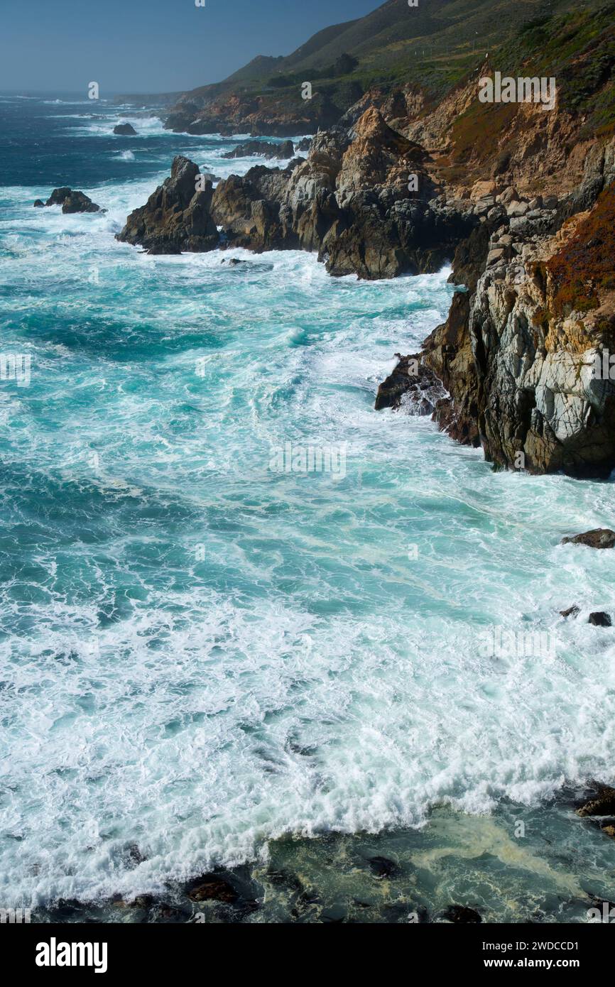 Rocky coast, Garrapata State Park, Big Sur Coast Highway Scenic Byway ...
