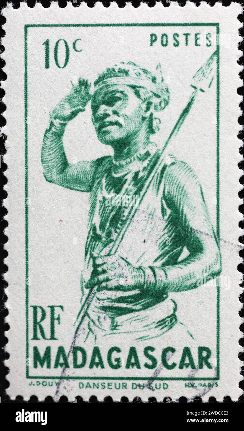 Postage stamp madagascar hi-res stock photography and images - Alamy