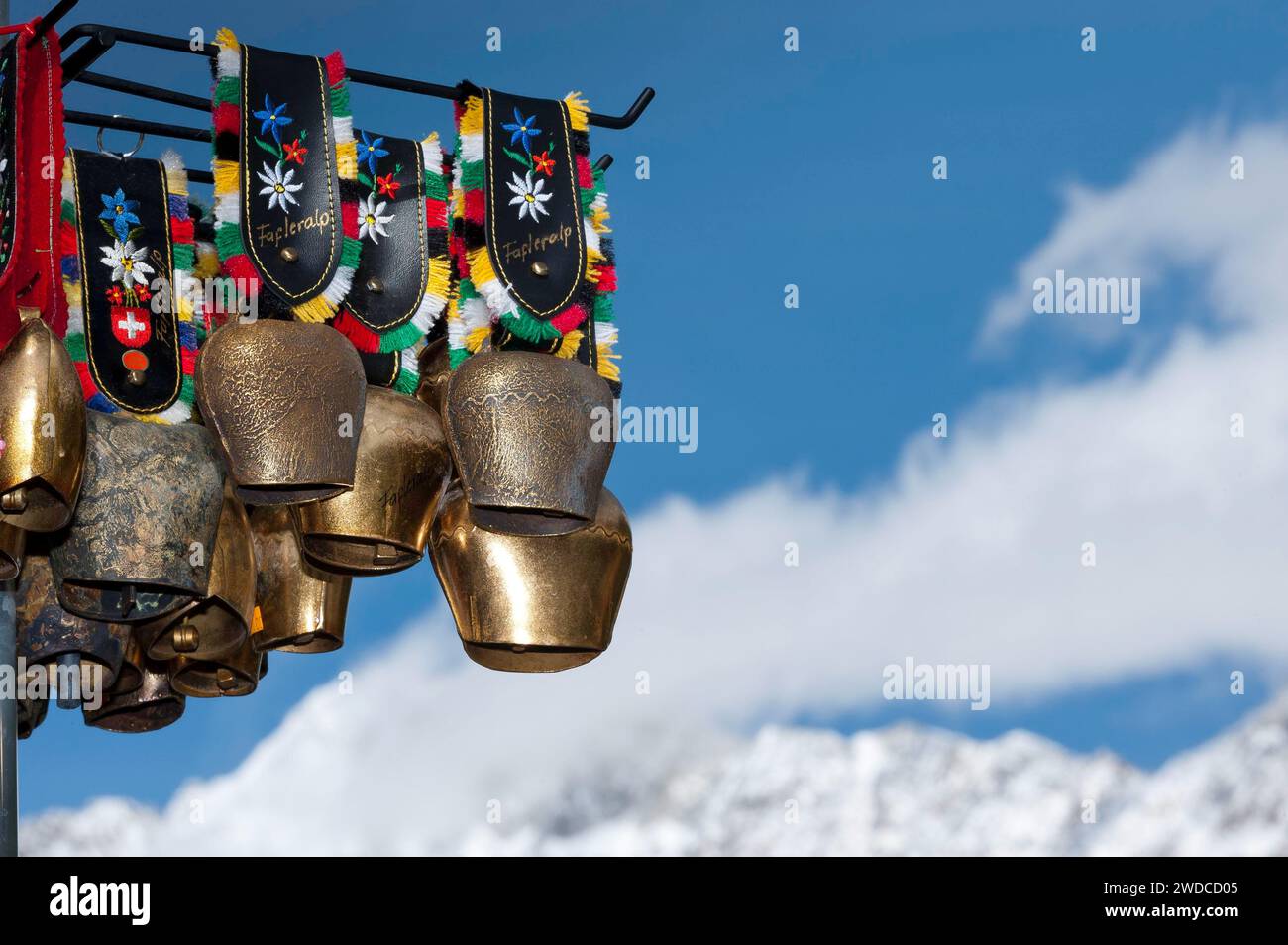 Swiss cowbells as a souvenir, souvenir, symbolic, typical, tradition ...