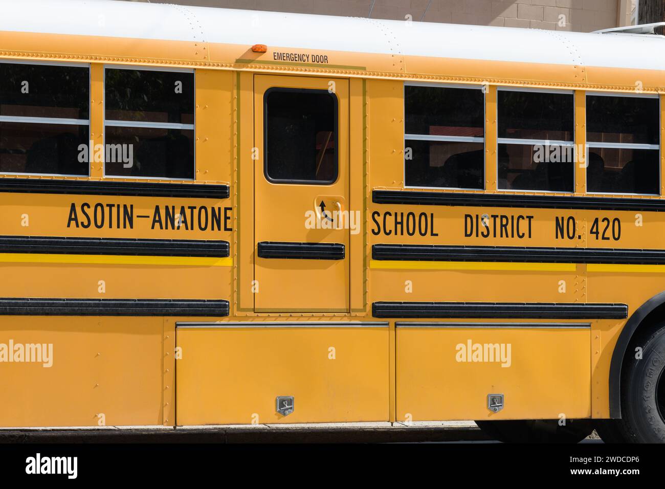 School bus number hi-res stock photography and images - Alamy