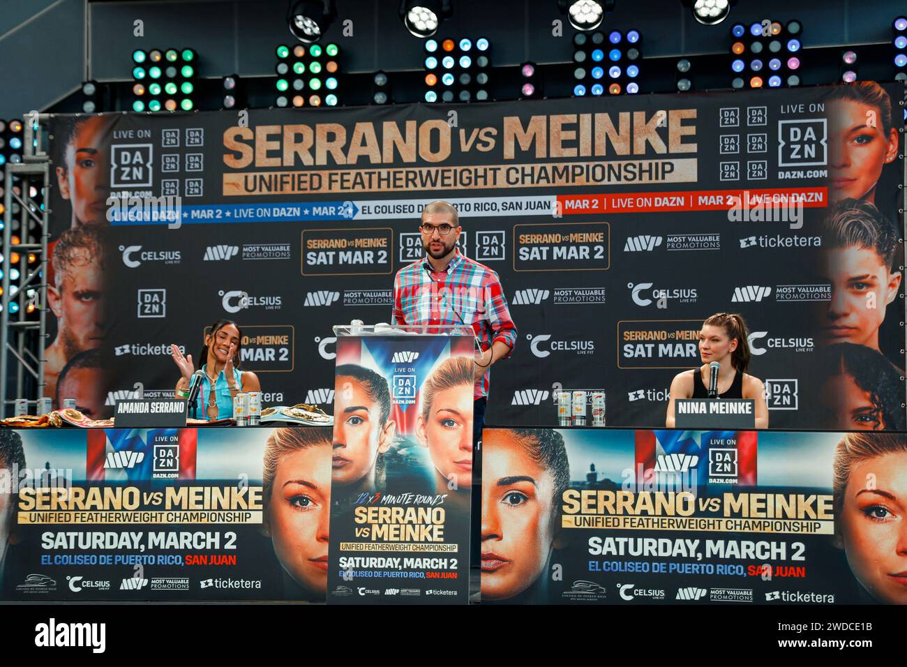 SAN JUAN, PUERTO RICO Amanda Serrano and Nina Meinke, March 2, 2024 ...
