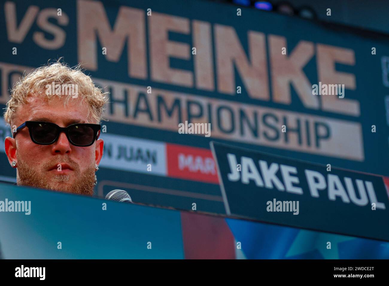 SAN JUAN, PUERTO RICO Jake Paul, March 2, 2024 Boxing Fight Coliseo De ...