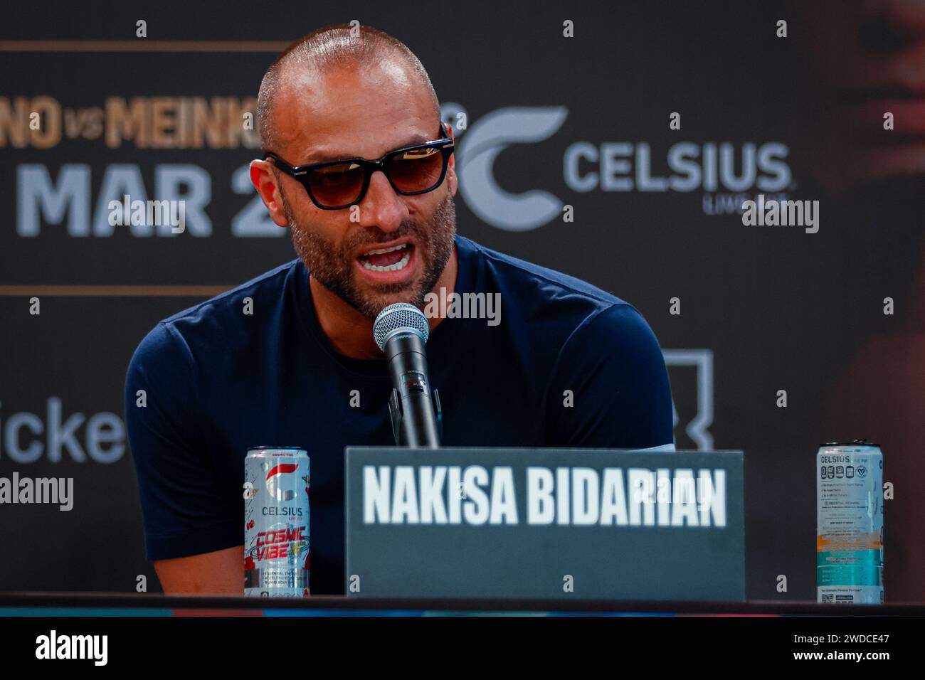 San Juan Puerto Rico Nakisa Bidarian Talking In The Press Conference
