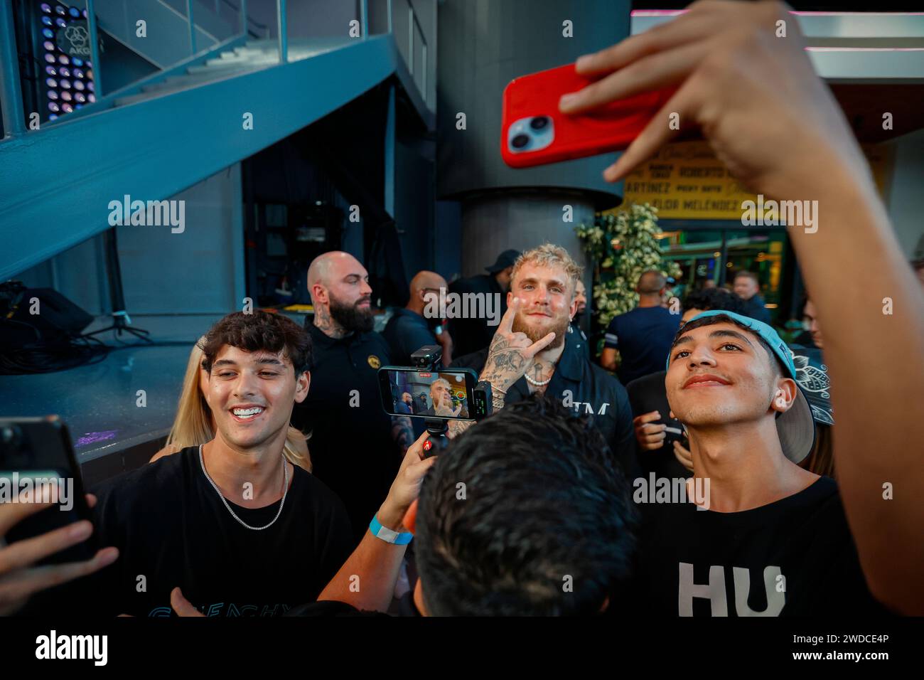 SAN JUAN, PUERTO RICO Jake Paul taking pictures with his fans in Puerto ...