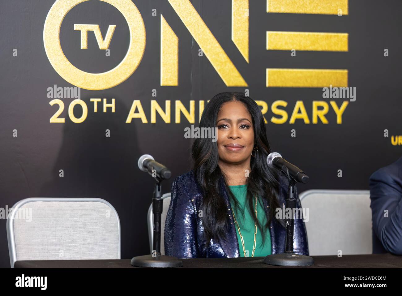 Atlanta, United States. 20th Jan, 2024. TV ONE and CLEO TV president ...