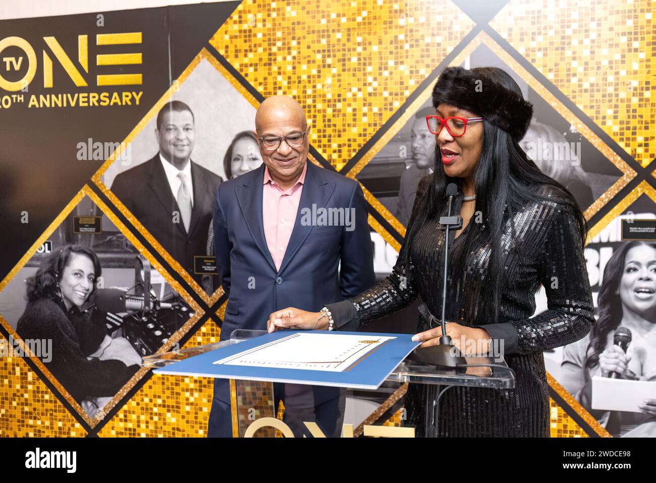 Atlanta, United States. 20th Jan, 2024. Fulton County Commissioner ...