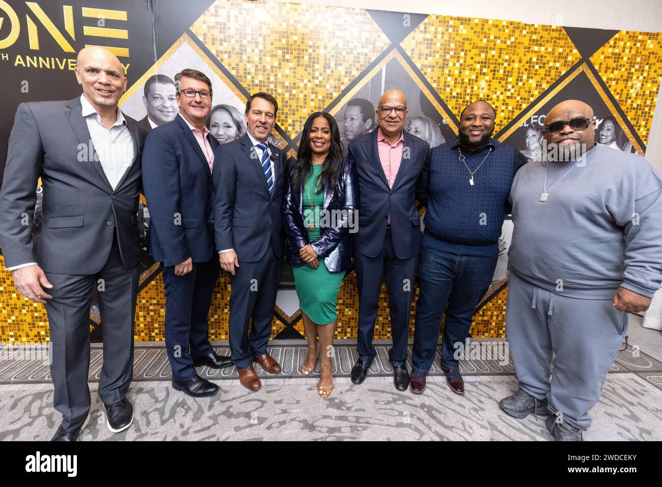 Atlanta, United States. 20th Jan, 2024. Derek Harper of Urban ONE ...