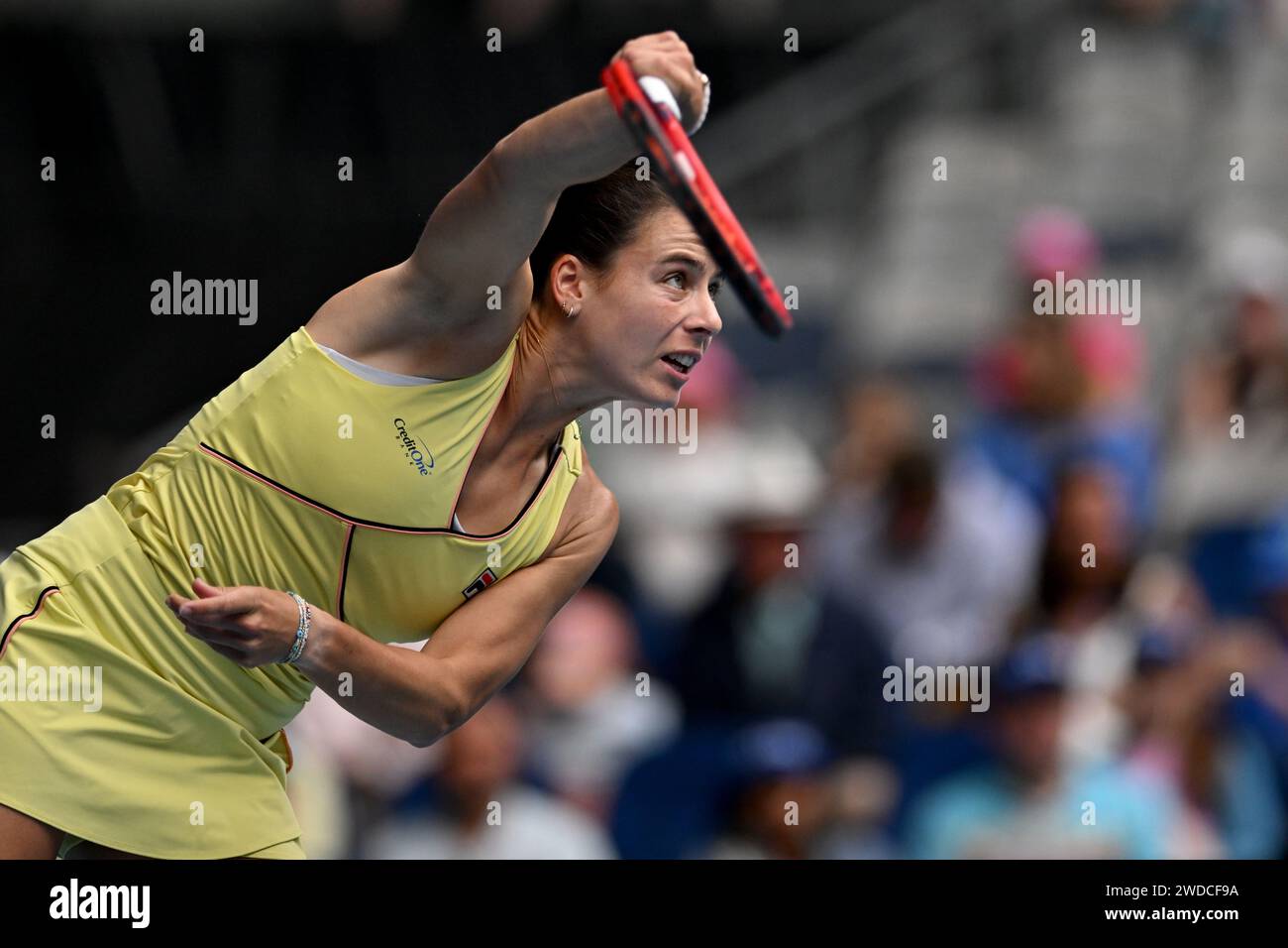 Melbourne, Australia. 20th Jan, 2024. Emma Navarro of the USA in action during her round 3 match ...