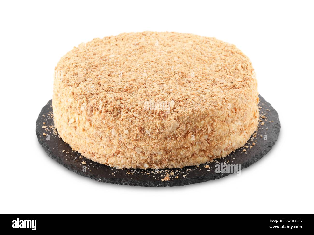 Homemade napoleon cake on Cut Out Stock Images & Pictures - Alamy