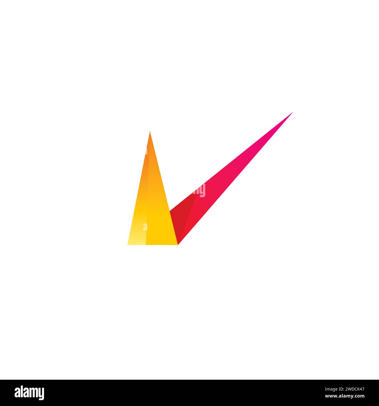 Letter logo creative shapes Cut Out Stock Images & Pictures - Alamy