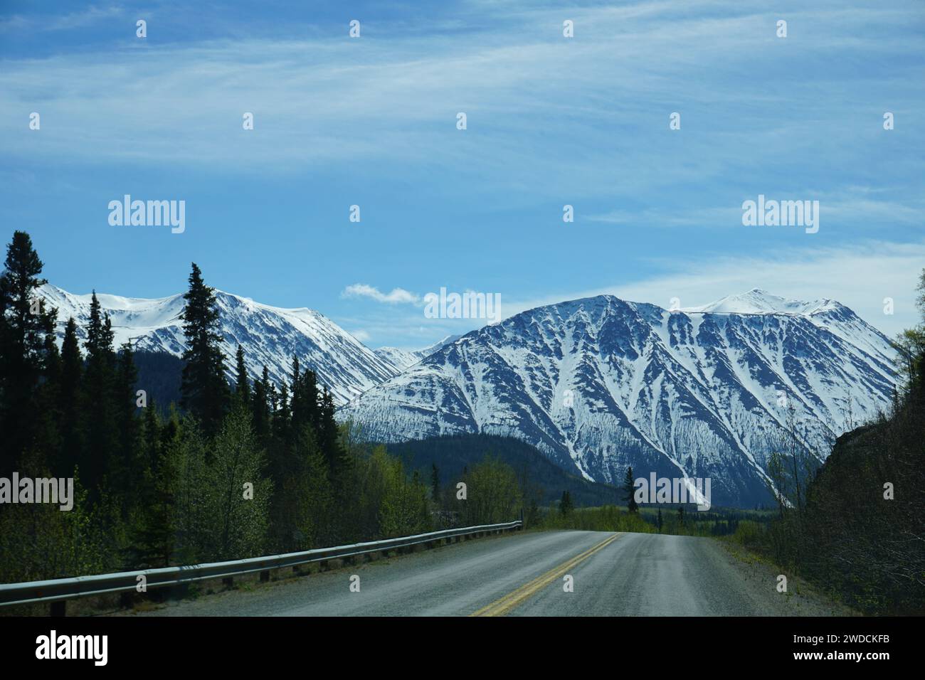 mountains of Alaska and the Yukon taken in MAY 2017 Stock Photo - Alamy